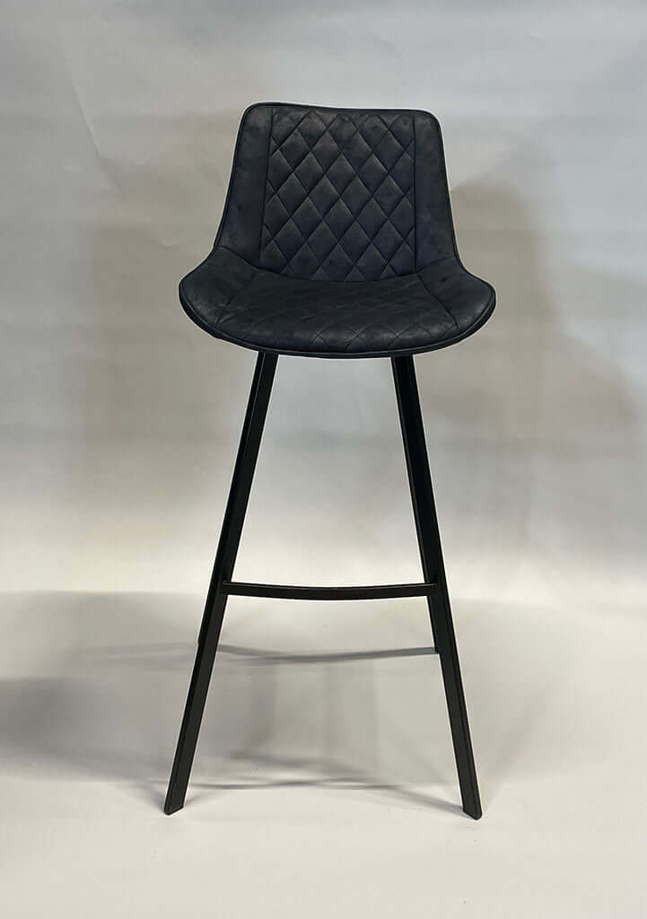 Comfortable industrial bar stool Allure / Black